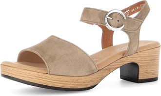 Gabor Damen Riemchensandalen, Frauen Sandalen,Sandaletten,Sommersandalen,Sommerschuhe,Freizeitschuhe,offene Schuhe,sesamo (S.Holz),41 EU / 7.5 UK
