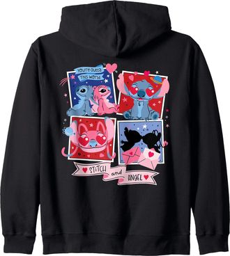 Disney Stitch & Angel Valentines Day Outta This World Kapuzenjacke