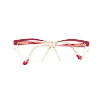 Saint Laurent Pre-owned Acetat sonnenbrillen - - Pre-owned - Damen - Rot - ONE SIZE
