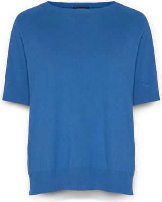 Elena Miro Damen, Strickwaren, Blau, LGröße