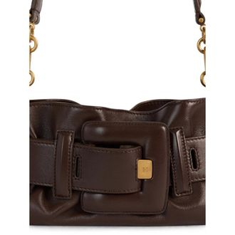 Balmain Anthem Shoulder Bag - Brown
