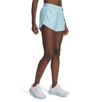 Under Armour Tech Play Up Shorts f&uuml;r Damen, (494) Stream/Wei&szlig;, X-Klein