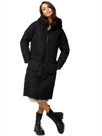 Marikoo Winterjacke Tomomii XVI warmer Winter Stepp Mantel mit Kapuze