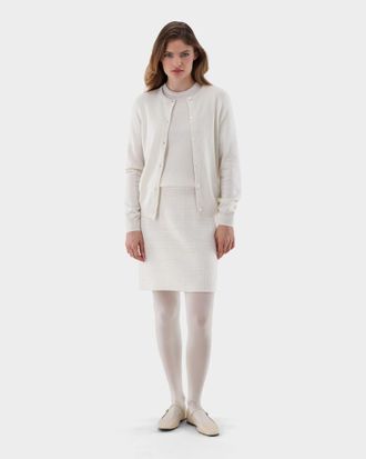 van Laack Strickjacke aus Kaschmir mit Rundhalsausschnitt