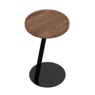 Generic Einfacher Nachttisch, Sofa Armlehne Tablett Tisch, Snack Beistelltisch for Bett oder Stuhl, Nachttisch, C-f&ouml;rmiger Endtisch for kleine R&auml;ume, Aussehen