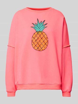 Miss Goodlife Oversized Sweatshirt mit Pailletten
