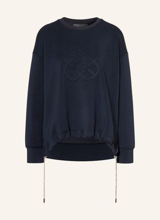 Elena Miro Elena Miro Sweatshirt Mit Schmucksteinen blau