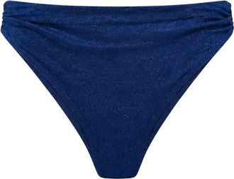 Saint Barth Femme, Maillots de bain, Bleu, Taille: 40 FR Slip Bikini Lurex