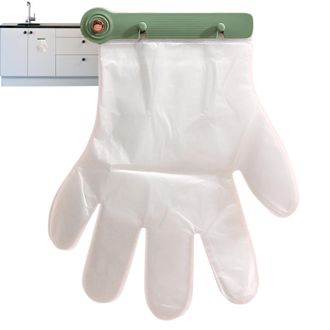 Generic Handschuhhalter zur Wandmontage, Aufbewahrung von Handschuhen f&uuml;r Haus, zur Wandmontage, mit 100 F&auml;ustlingen f&uuml;r Badezimmer, K&uuml;che und K&uuml;hlschrank