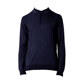 Liu Jo Homme, Tops, Bleu, Taille: S Wool Polo