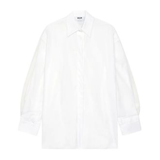 Msgm Msgm, Damen, Blusen & Hemden, Wei&szlig;, 3XSGr&ouml;&szlig;e