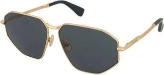 Max Mara unisex, Accessoires, Jaune, Taille: 59 MM Lunettes de soleil