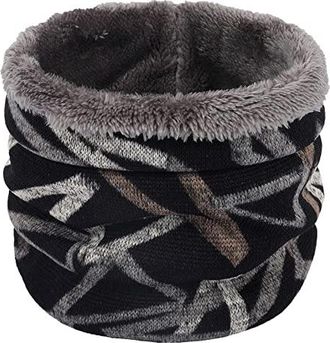 Generic &Eacute;charpe dhiver cache-cou pour homme et femme - Tricot chaud - En polaire chaude - Coupe-vent, 18, Taille unique