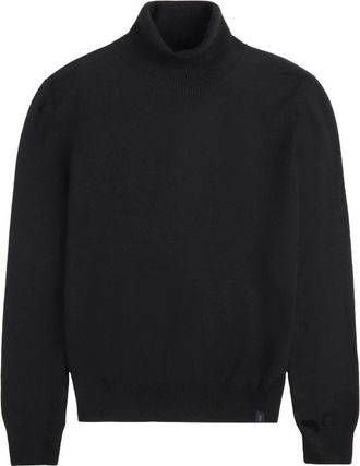Fay Homme, Pulls, Noir, Taille: 2XL F.12 Turtleneck