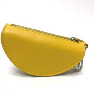 Fendi unisex, Pre-owned, Jaune, Taille: ONE Size Porte-cl&eacute;s en cuir Pre-owned