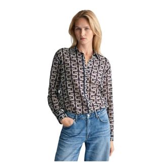 GANT Bedrucktes Hemd - - Blouses & Shirts - Damen - Blau - S