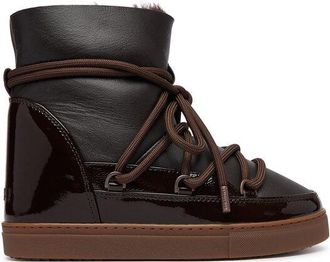 INUIKII Schneeschuhe Gloss Wedge 1001.004.0052.150 Braun