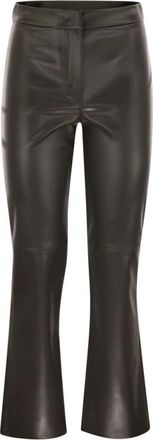 Max Mara Femme, Pantalons, Brun, Taille: 42 FR Pantalon 5 Poches