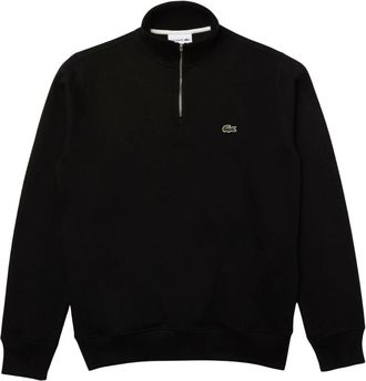 Lacoste Homme, Sweatshirts et sweats &agrave; capuche, Noir, Taille: 3XL SweaT-shirt zipp&eacute; &agrave; col montant en maille interlock