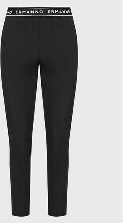 Ermanno Scervino Stoffhose D42EP042E47 Schwarz Regular Fit