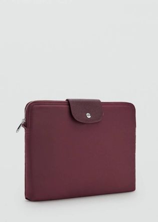 Mango Laptop-H&uuml;lle aus Nylon bordeaux - Damen - Einheitsgr&ouml;&szlig;e - MANGO