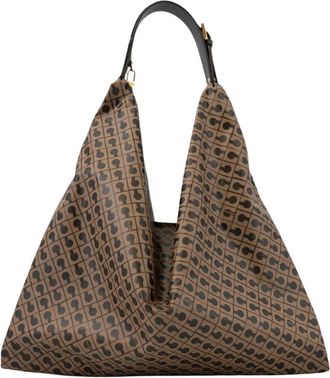 Gherardini Classic Hobo - Femme - Sacs - Brun - Taille: ONE Size