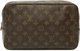 Louis Vuitton Clutches - Monogram Trousse Toilette 28 - Gr. unisize - in Braun - f&uuml;r Damen