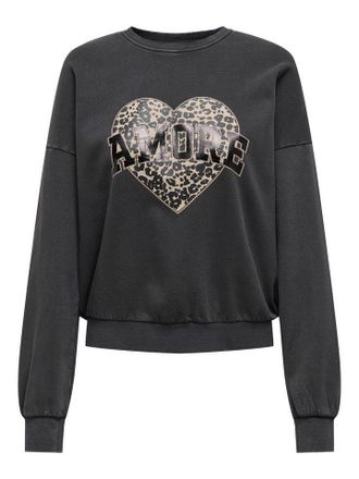 Only Carmakoma Sweatshirt CARLAUREN LIFE L/S O-NECK SWT JRS
