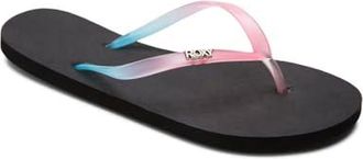 Roxy Femme Viva Gradient Sandale, Bleu Rose, 37 EU