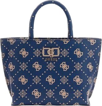 Guess Femme, Sacs, Bleu, Taille: ONE Size Emelie Logo 2 Comp S