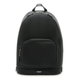 Burberry Pre-owned Rocco Nylon Canvas Calf Leather Backpack - - Pre-owned - Damen - Schwarzk - ONE SIZE