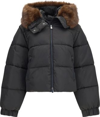 Pinko Pinko - Doudoune Godetia - Femme - Vestes - Bleu - Taille: 40 FR