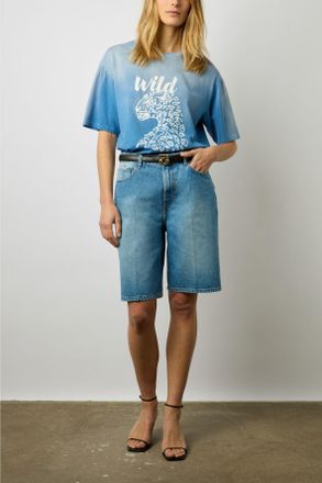 Gerard Darel T-shirt s&eacute;rigraphi&eacute; - MALORY - Indigo