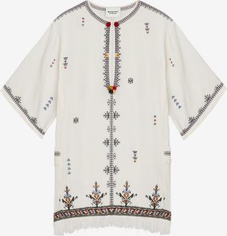 Isabel Marant Robe Kressy - Femme - &Eacute;cru - Taille 34 - Marant &Eacute;toile