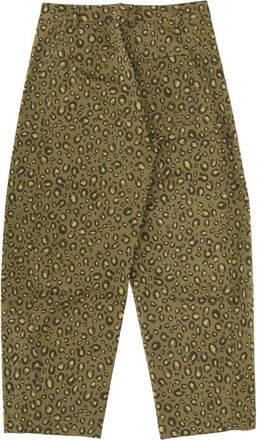 Paul Smith Animal Print Cotton Trousers - Brown