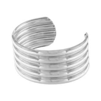 Dansk Copenhagen Femme, Accessoires, Gris, Taille: ONE Size Courage Waterproof Multi Row Cuff Bracelet