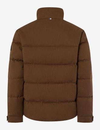 Brax Outdoorjacke braun,Outdoor,Baumwolle,Unifarben,Stehkragen,Lang,Regular Fit