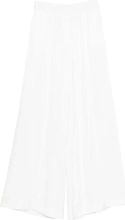 Nude Nude, Femme, Pantalons, Blanc, Taille: 36 FR Pantalon Taille &Eacute;lastique