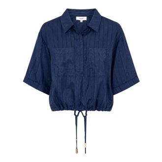 Suncoo London Bluse - - Blouses & Shirts - Damen - Blau - M