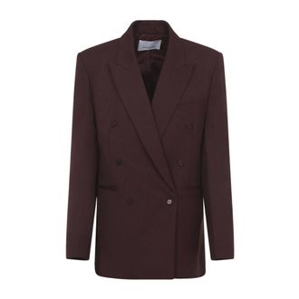 Frankie Shop Femme, Vestes, Rouge, Taille: 38 FR Veste Tailleur