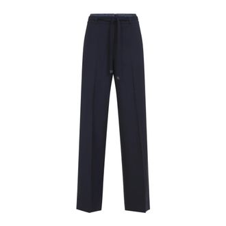 PESERICO G&uuml;rtelhose - - Trousers - Damen - Blau - XS
