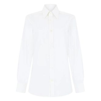 Maison Margiela Chemise manches longues - Femme - Blouses et Chemises - Blanc - Taille: 36 FR