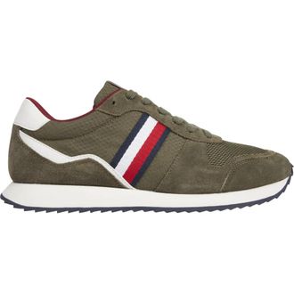 Tommy Jeans Gr&uuml;ne Sneakers Runde Spitze Schn&uuml;rung - - Shoes - Herren - Gr&uuml;n - 41 EU