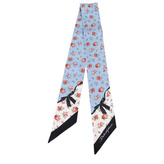 Dolce & Gabbana Bandeau Bandana Femme Soie Bleu Clair