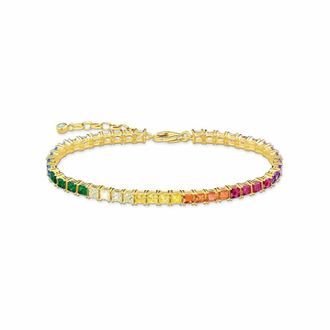 Thomas Sabo Tennis Armband Bunte Steine - - Accessories - Damen - Mehrfarbig - ONE SIZE