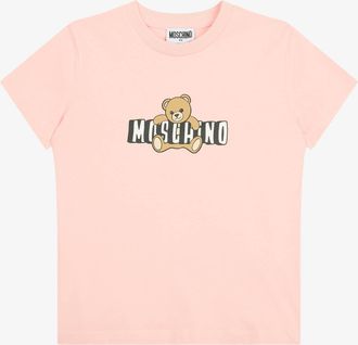 Moschino T-Shirt aus Baumwolljersey Moschino Teddyb&auml;r - Pink