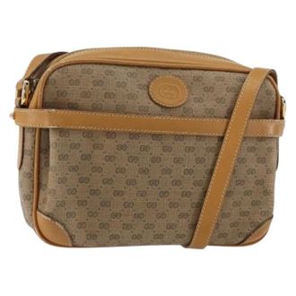 Gucci Sac bandouli&egrave;re en plastique Pre-owned - Femme - Pre-owned - Brun - Taille: ONE Size