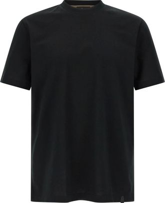 Brioni Homme, Tops, Noir, Taille: L Carbonated Cotton T-shirt