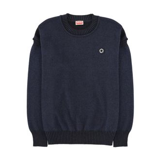 Kenzo Round-Neck Strickwaren - - Knitwear - Herren - Schwarzk - L