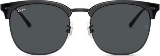 Ray-Ban lunettes de soleil &agrave; monture ronde - Noir